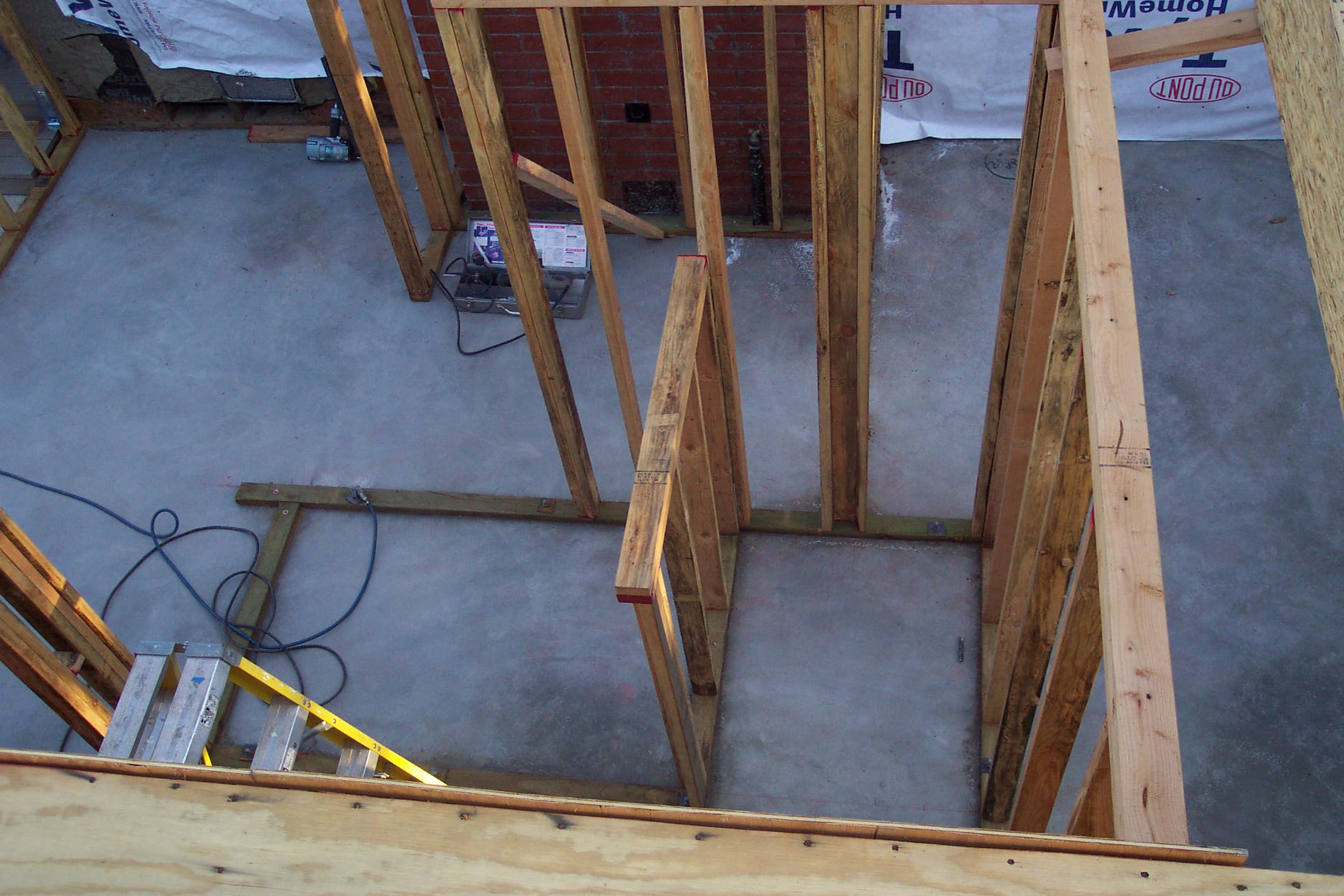 Split Level Stair Framing - Stringer and Landing